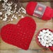 Heart Shaped Cloth Pattern PDF - Easy Crochet Washcloth Dishcloth - Etsy