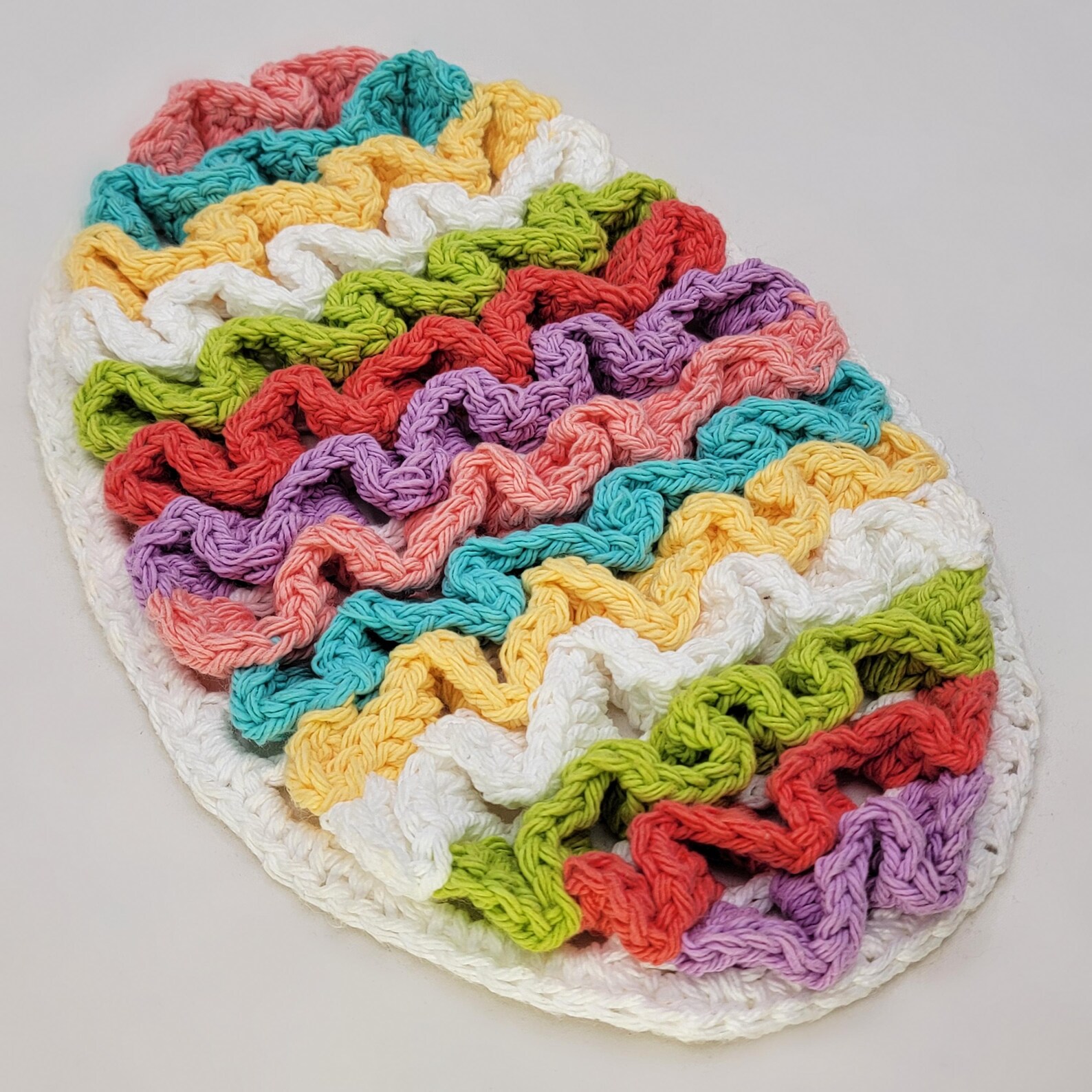 Easter Egg Wiggle Trivet Pattern PDF - Intermediate Crochet - Etsy