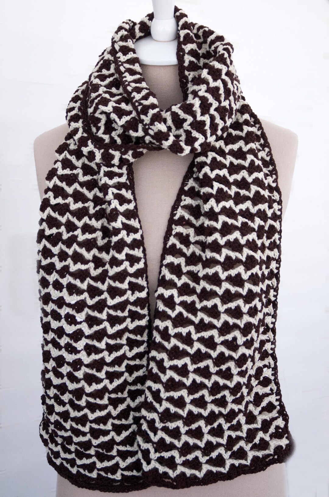 Neptune's Arrow Scarf Crochet Pattern PDF - Etsy