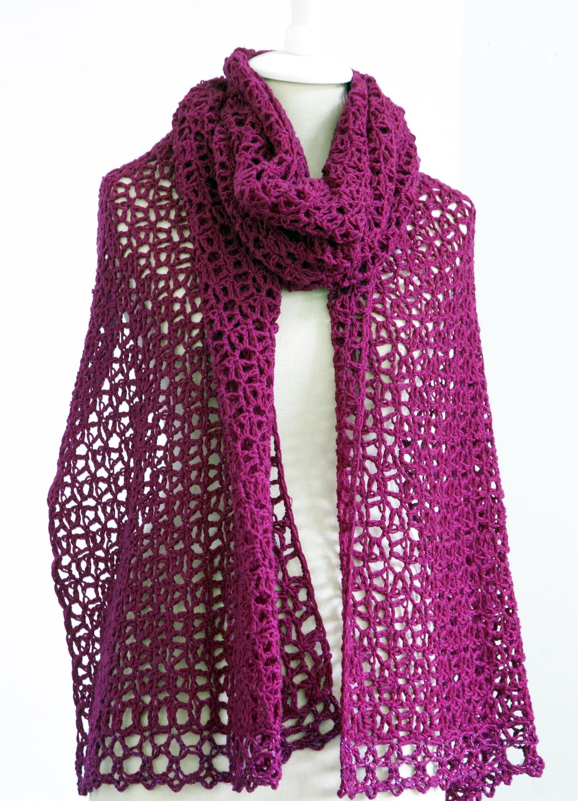 Easy Shawl Wrap Crochet Pattern - Fortune's Wrap - DK Yarn - Pattern ...