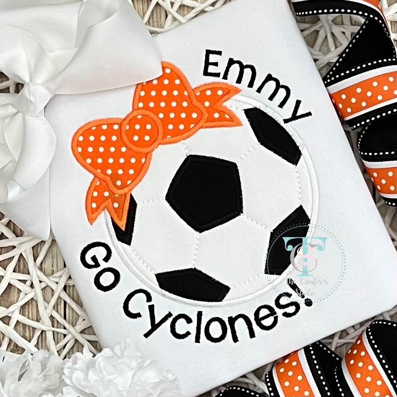Soccer Applique - Etsy