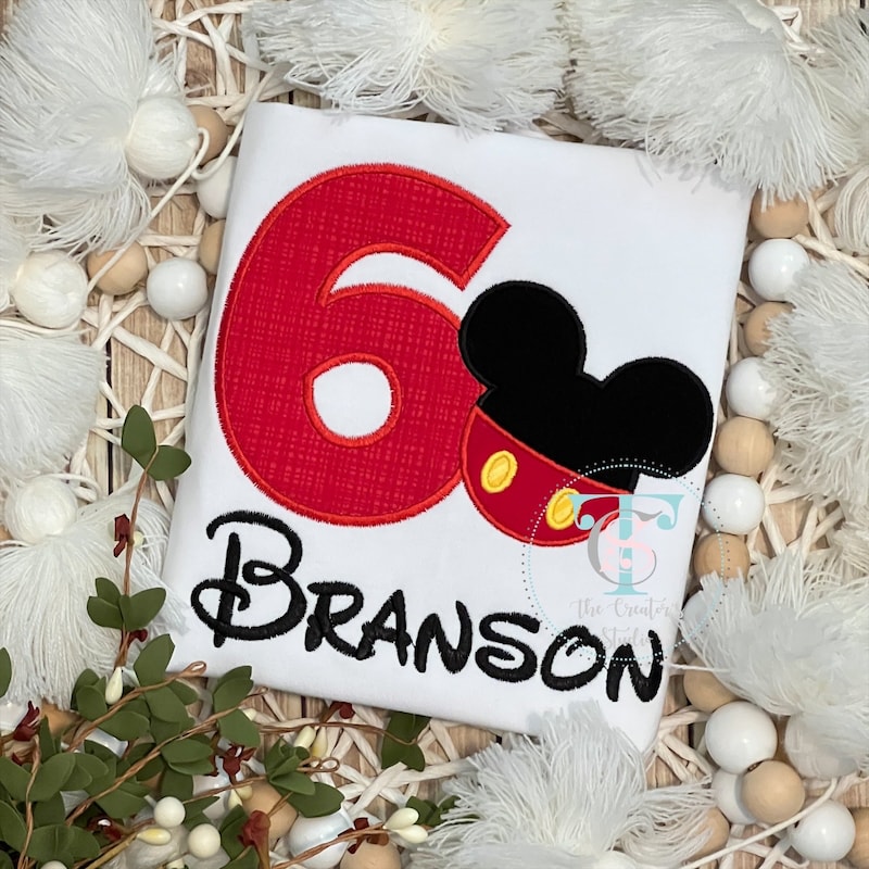 Mickey Monogram - Etsy