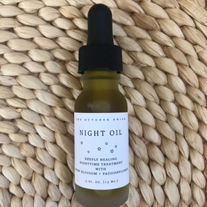 NIGHT OIL - Organic Facial Oil. Deeply Healing. Therapeutic Night Time ...