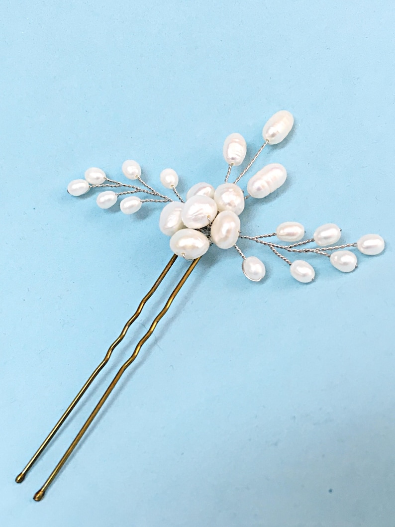 Bridal Hair Pin Wedding Hair Pins Pearl Hair Pin Bridal Etsy