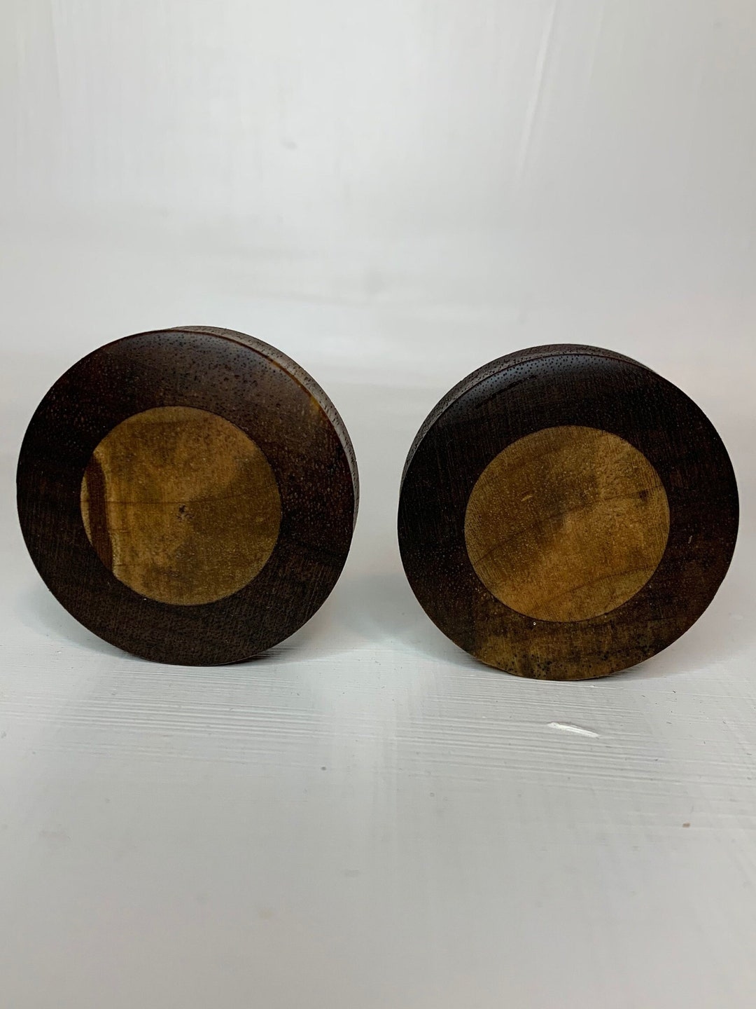 42mm Black Walnut With Maple Inlay Plugs - Etsy
