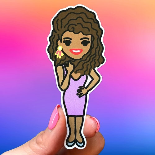 Whitney Houston Vinyl Sticker - Etsy