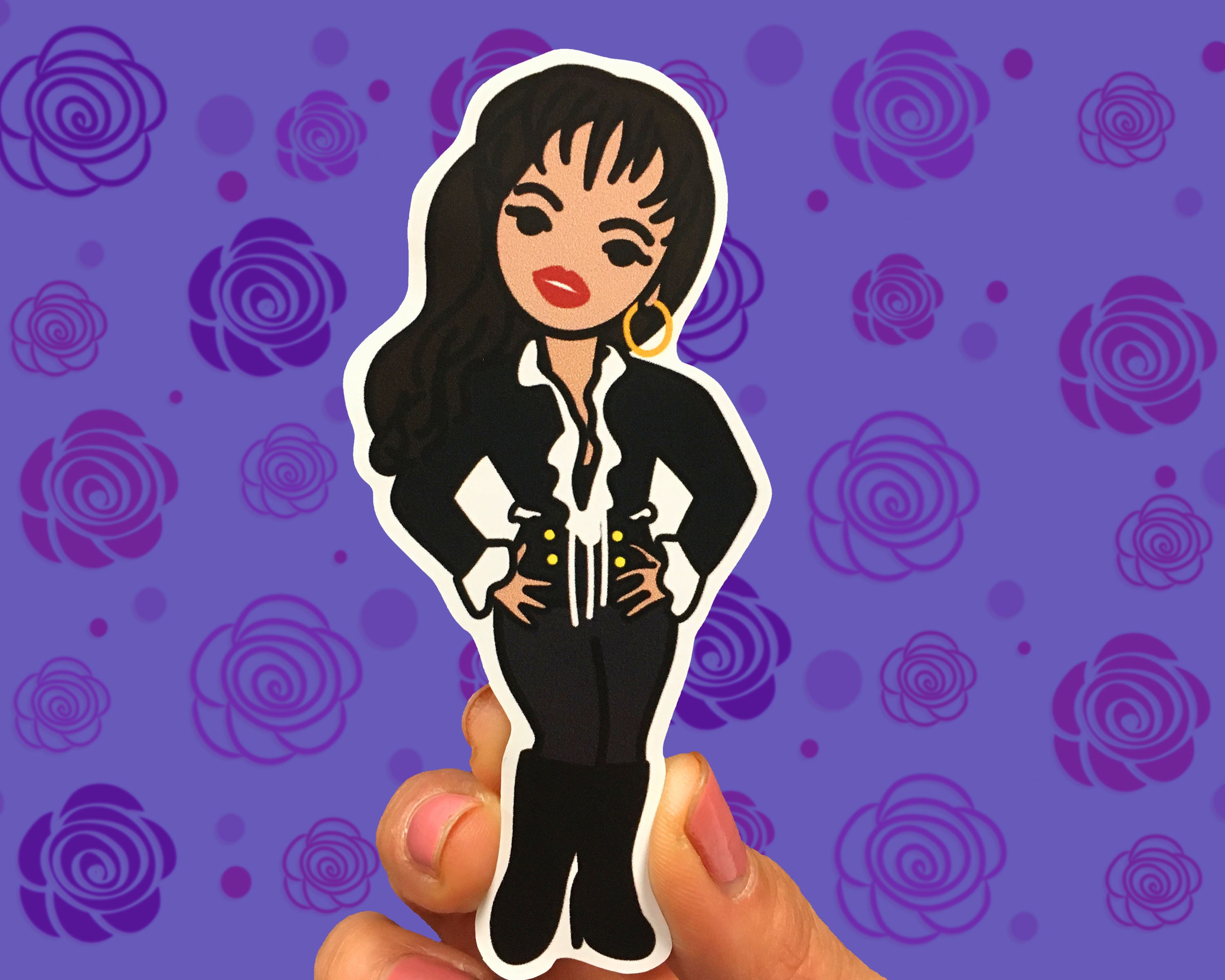 Selena Vinyl Sticker - Etsy