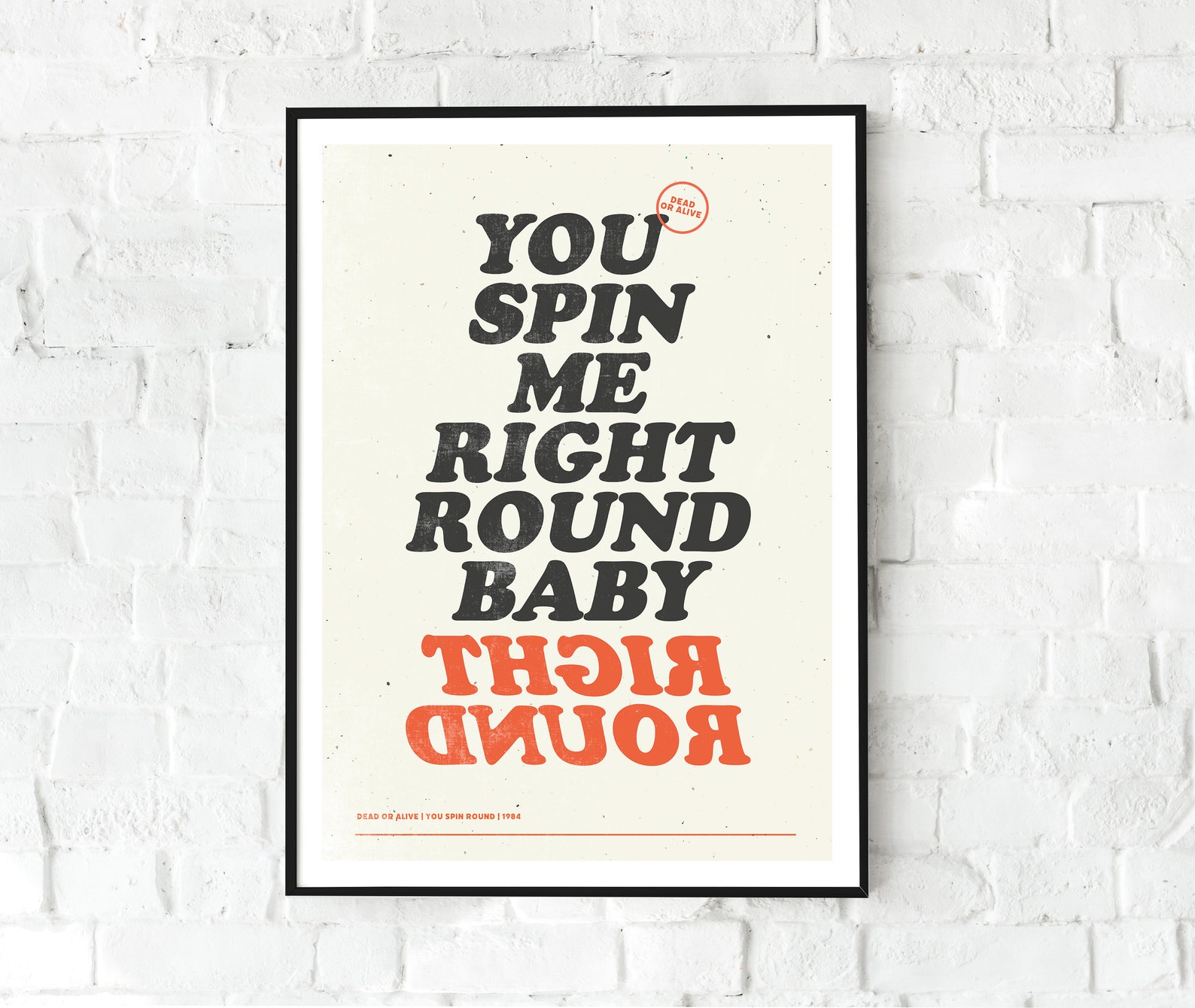 You spin me right round Giclée Matte Art Print A2 A3 A4 | Etsy