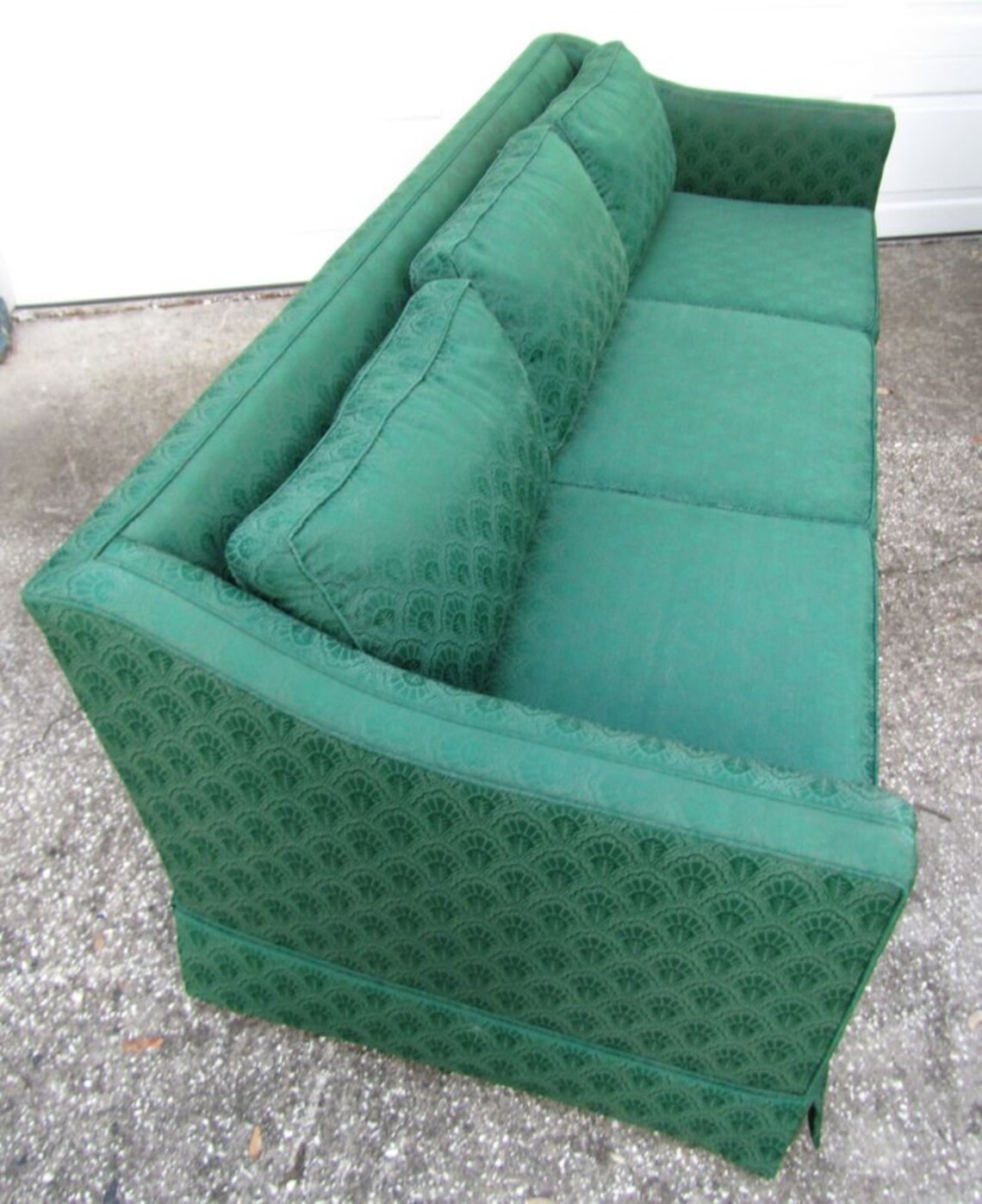 RARE Art Deco 1940s Sofa Couch Davenport Long Mid Century Midcentury ...