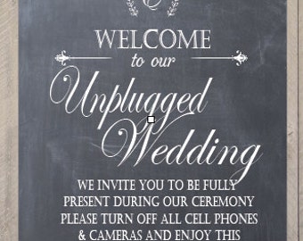 Wedding Party Sign Wedding Ceremony Sign Wedding Program | Etsy