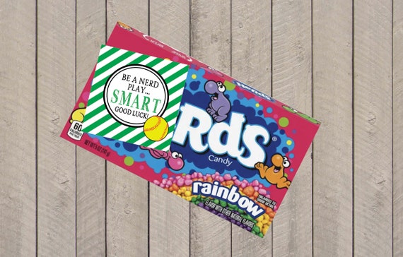 Baseball Team Good Luck Favor Gift Tags PDF File CUSTOMIZED | Etsy