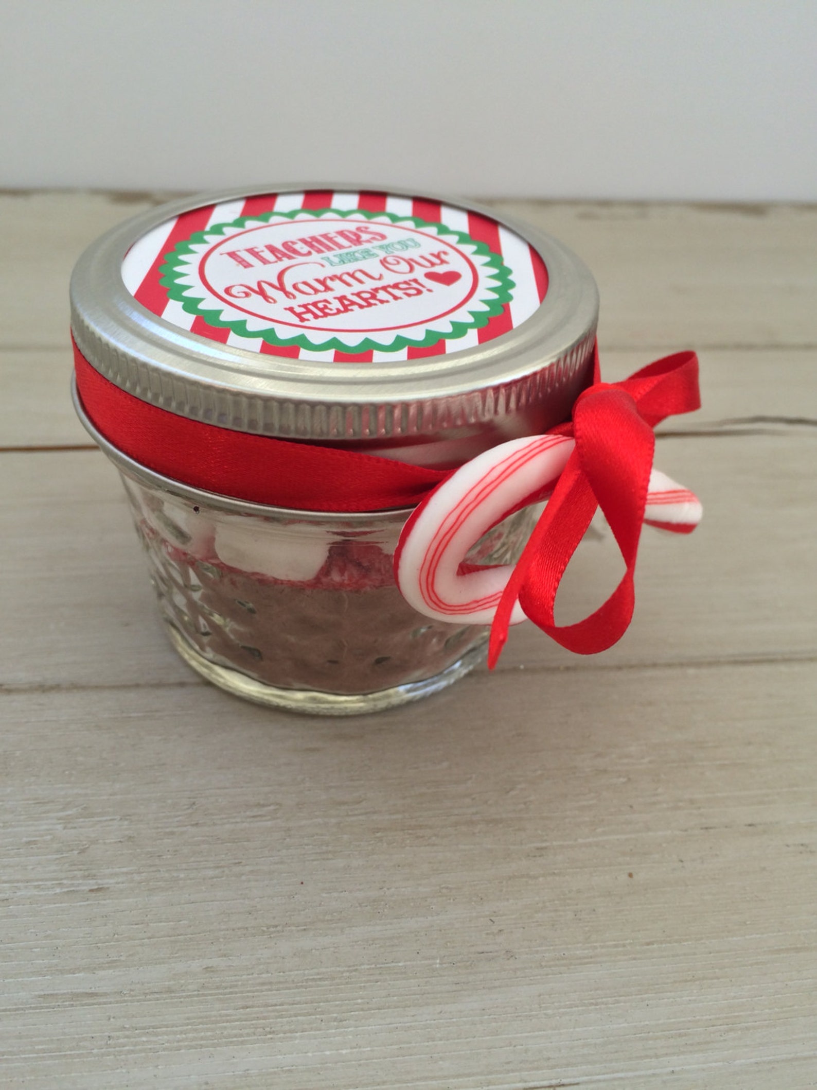 Teacher Christmas Corporate Gifts- 6 PACK Hot Chocolate Jars, Teachers ...