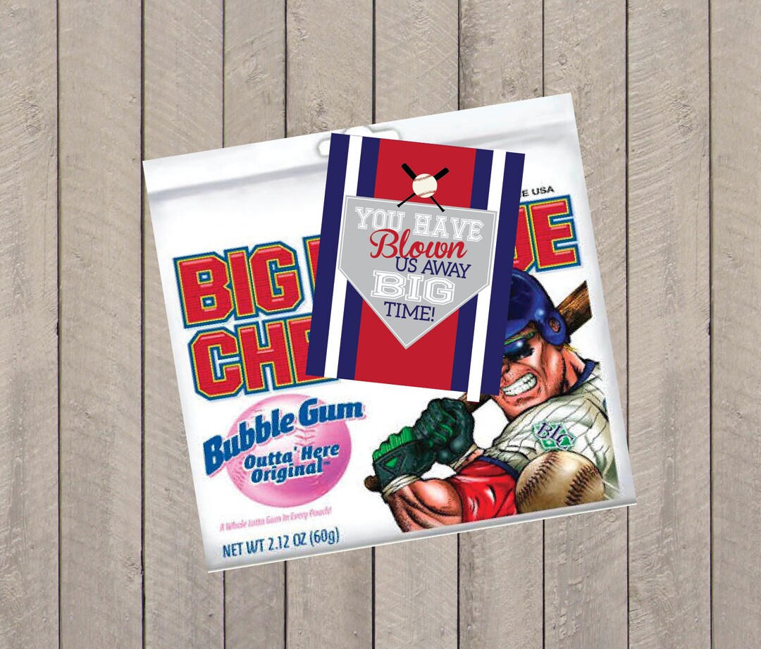 Baseball Good Luck Favor Tags- Baseball Team Gifts, Team Gifts PDF File ...