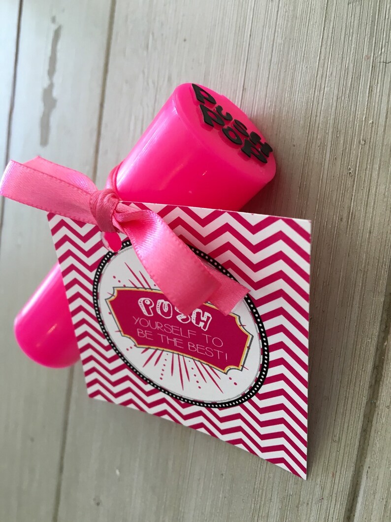 Team Gifts Good Luck Favor Tags Cheer Gifts Push Pop Tags - Etsy
