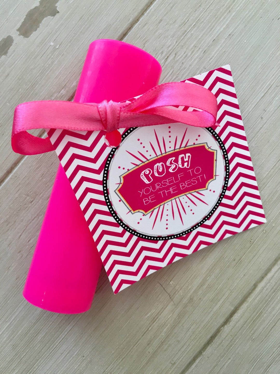 Team Gifts, Good Luck Favor Tags, Cheer Gifts, Push Pop Tags, Team ...