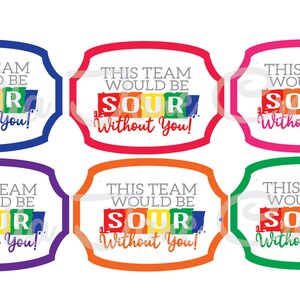 Team Gifts, Cheerleading Gifts, Sour Patch Kids Gift Tag, Good Luck ...