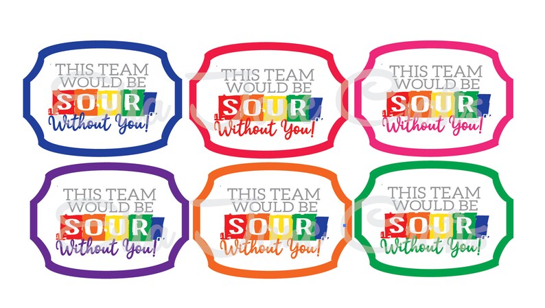 Team Gifts Cheerleading Gifts Sour Patch Kids Gift Tag Good - Etsy