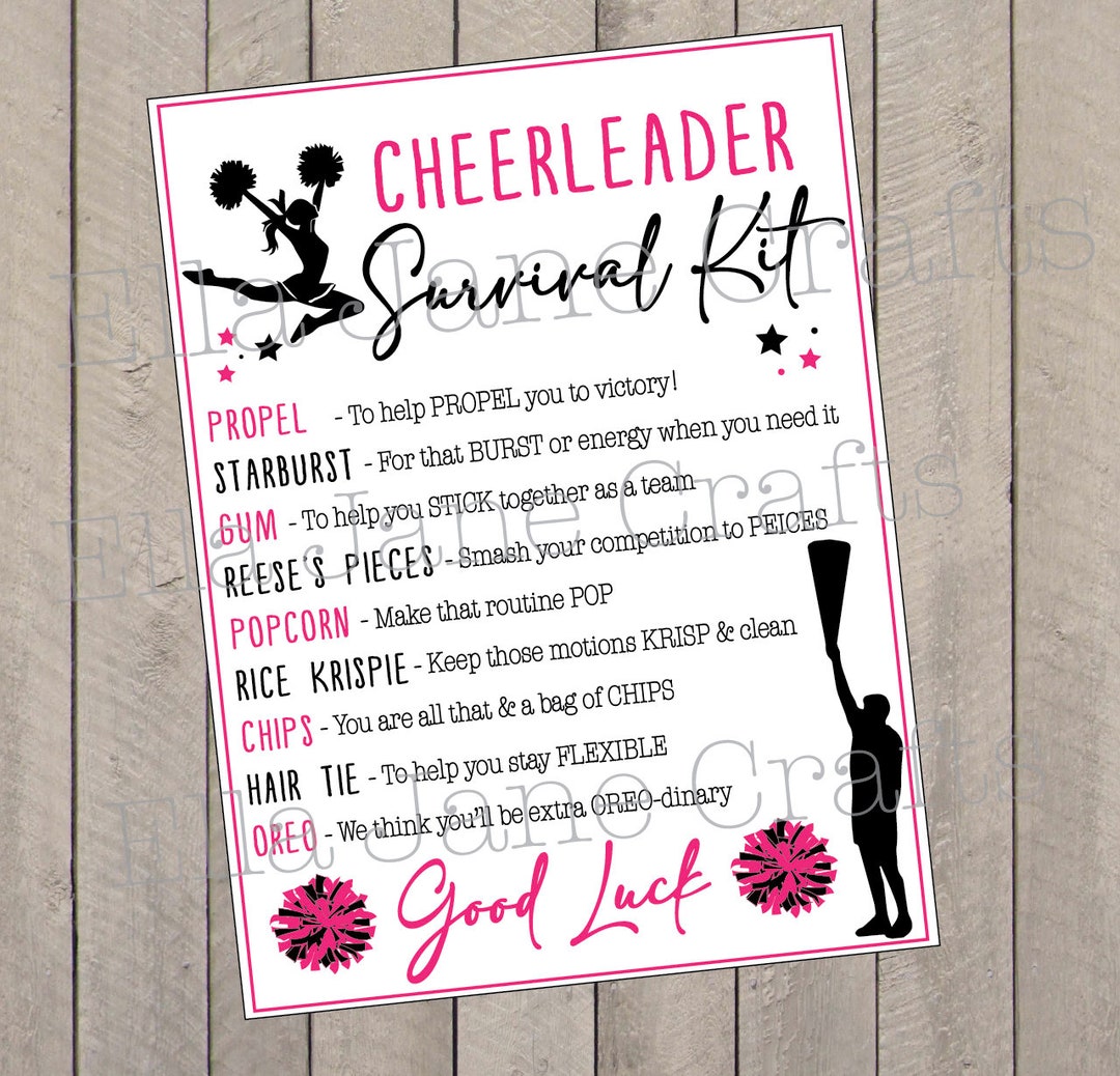 Cheerleading Survival Kits, Cheer Comp Kit, Cheer Camp Kit, Cheer Gifts ...