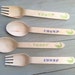 Alligator Wooden Party Spoon, Birthday Party Stamped Wooden Ice Cream ...