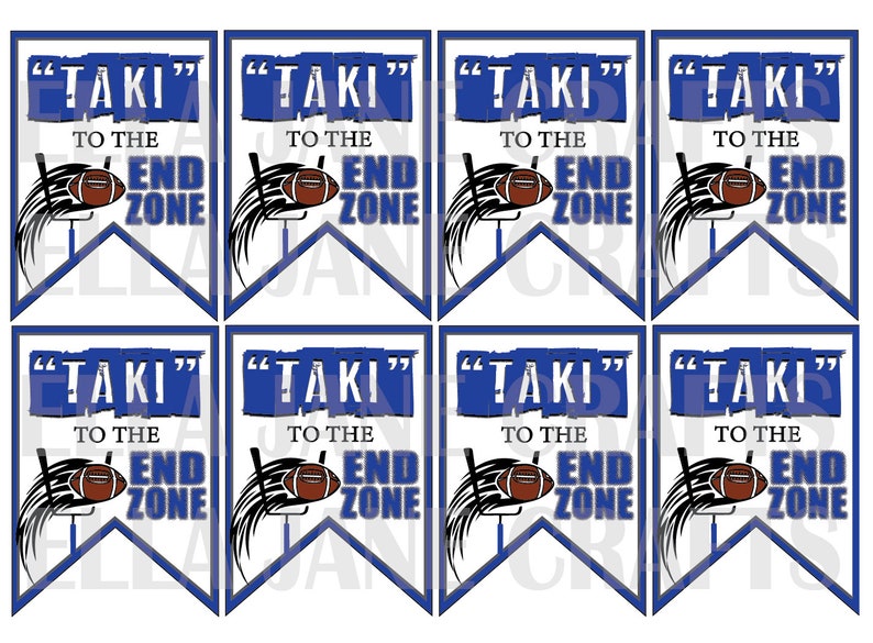 Football Team Gifts, Takis Gift Tag, Football Team Good Luck, Takis ...