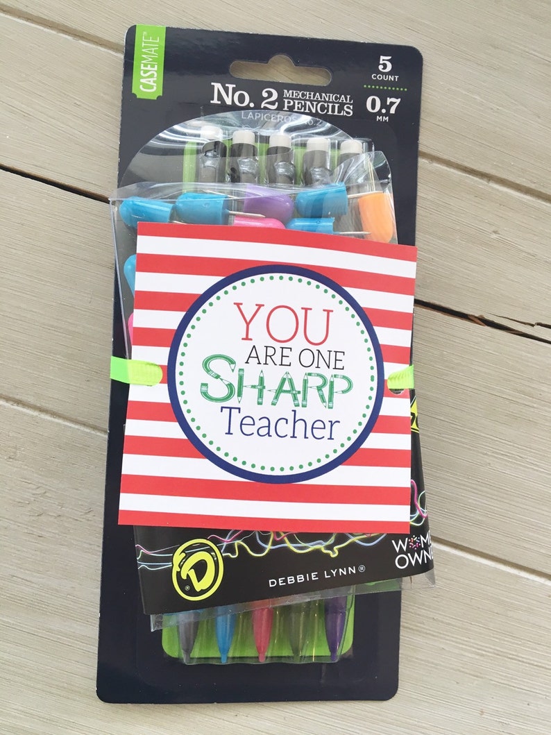 Teacher Appreciation Tags, Teacher Gifts, Thank You Gifts- PDF File ...