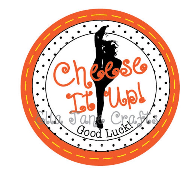 Cheerleading Good Luck Favor Tags PDF File Instant Download - Etsy