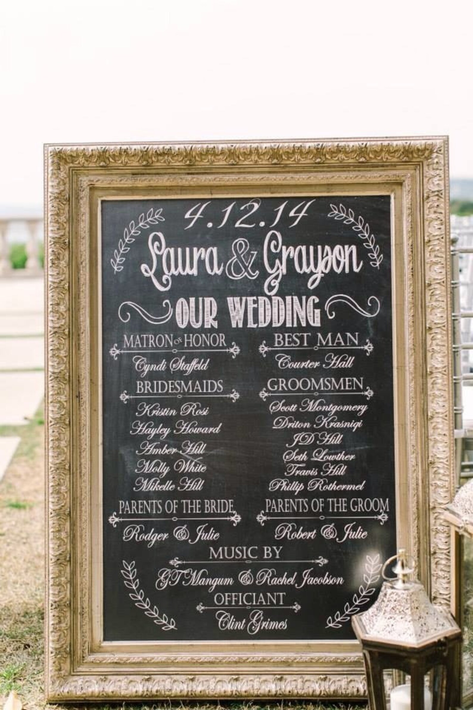 Custom Wedding Bridal Party Elegant Gold Program Sign Wedding - Etsy