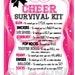 Cheerleading Survival Kits Cheer Comp Kit Cheer Camp Kit | Etsy