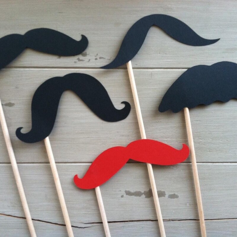 Mustache Photo Props - Etsy