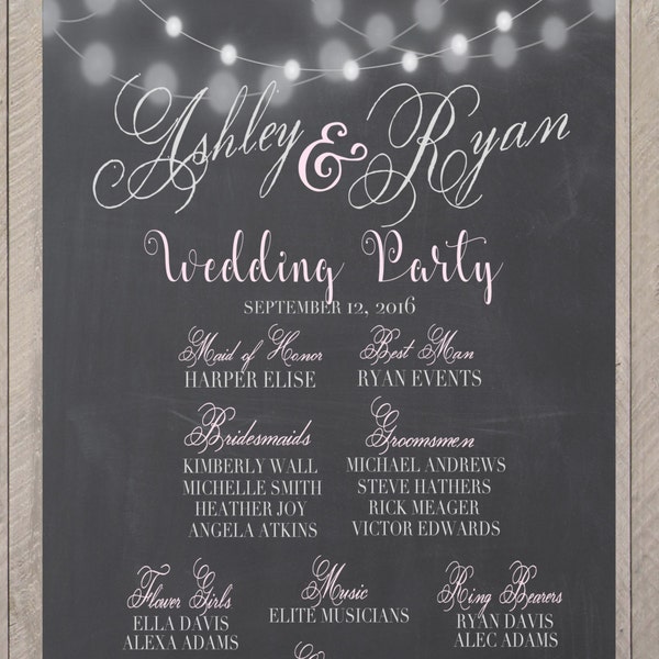 Bridal Party Sign - Etsy