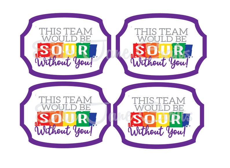 Team Gifts Cheerleading Gifts Sour Patch Kids Gift Tag Good - Etsy