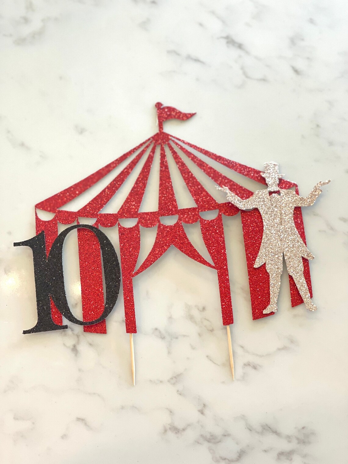 Circus Cake Toppers Customized Circus Cake Topper Big - Etsy
