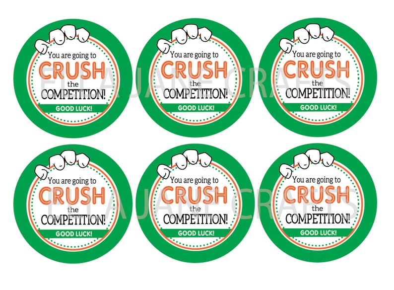 Team Gifts, Football Team Good Luck, Crush the Competition ...