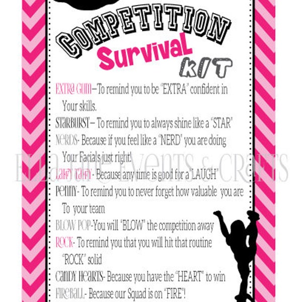 Cheerleading Competition Kit - Etsy