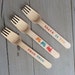 Choo Choo Train Themed Wooden Ice Cream Silverware Party Spoons or ...