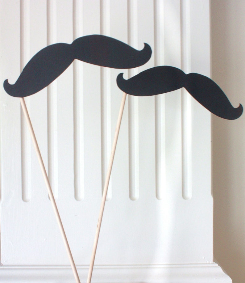 Assortment of 5 Mustache Photo Booth Props - Etsy