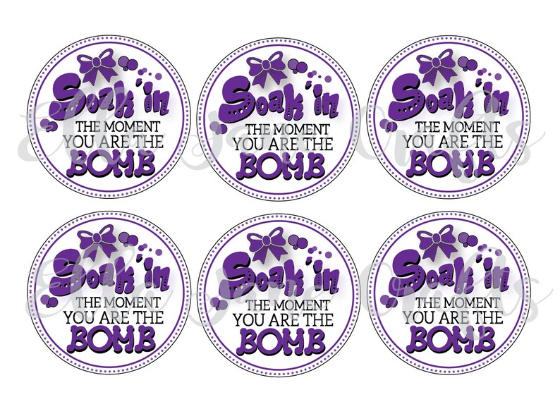 Cheerleading Good Luck Favor Tag Bath Bomb Gift Tag Team - Etsy