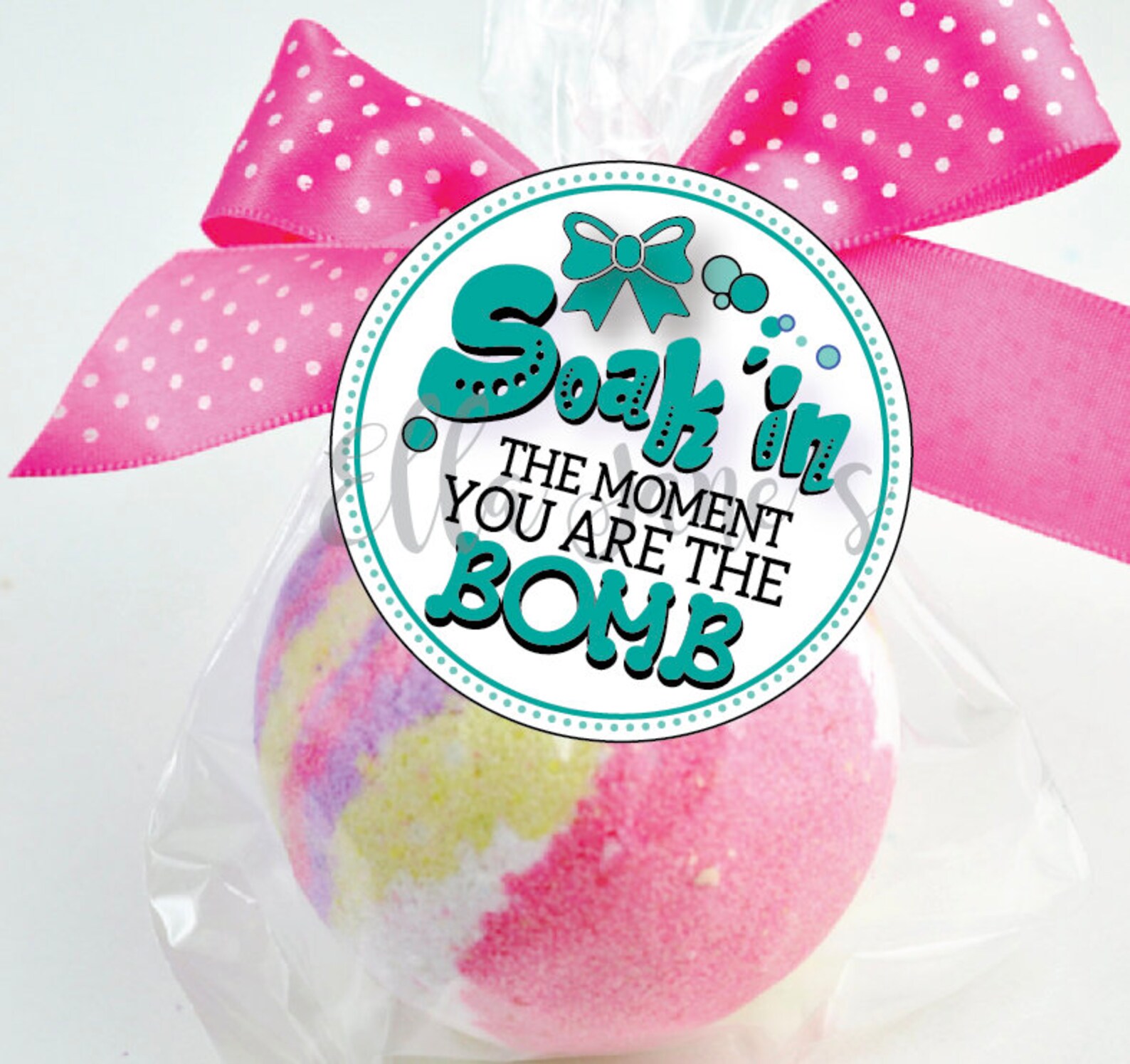 Cheerleading Good Luck Favor Tag Bath Bomb Gift Tag Team - Etsy