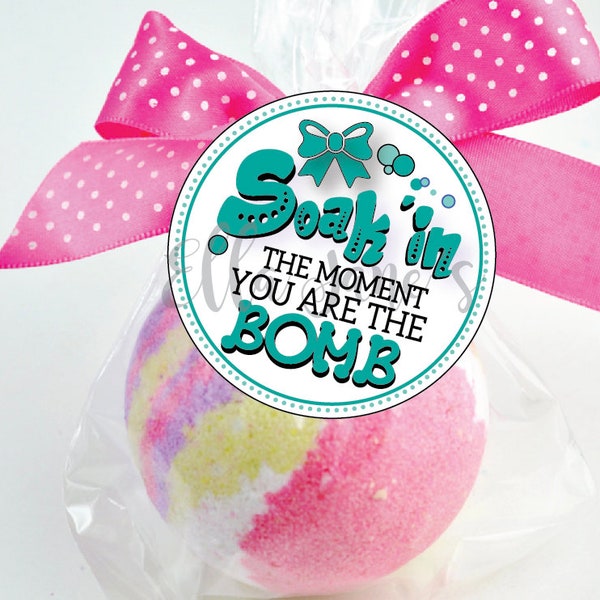 Bath Bomb Tag - Etsy