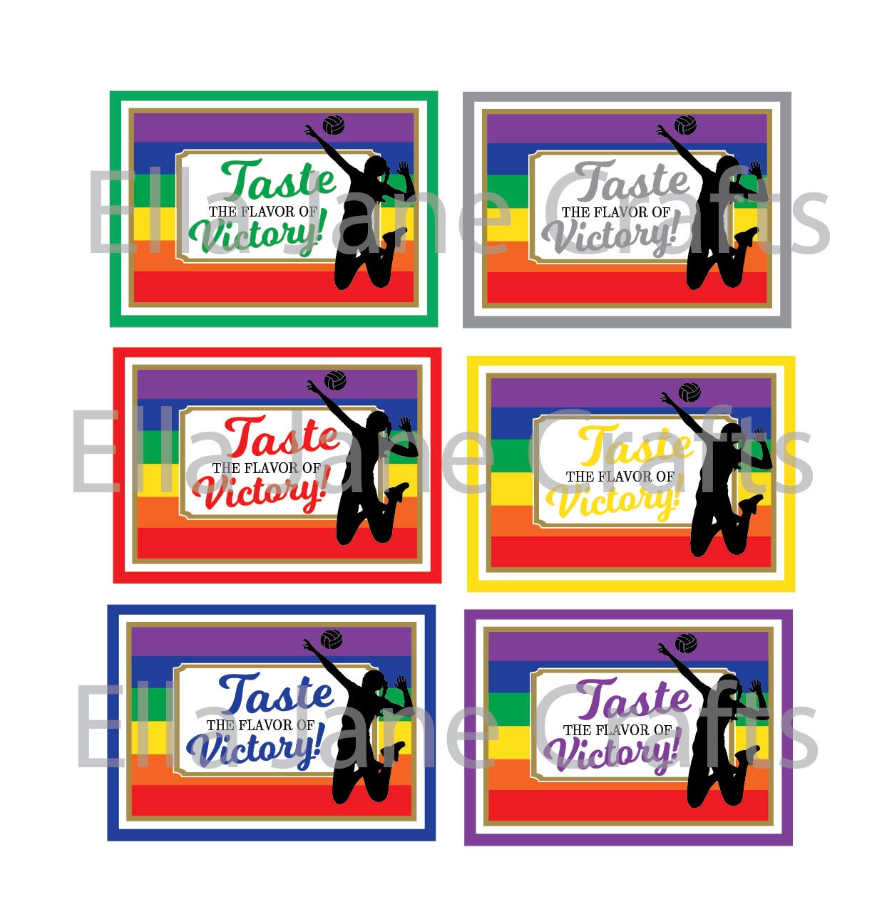 Volleyball Team Gifts Skittles Gift Tag Volleyball Good - Etsy