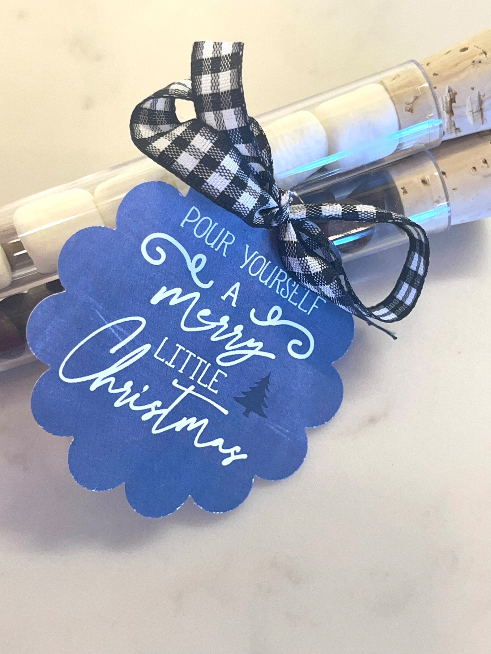 Hot Chocolate Holiday Favors 6 Christmas Party Favor Merry - Etsy