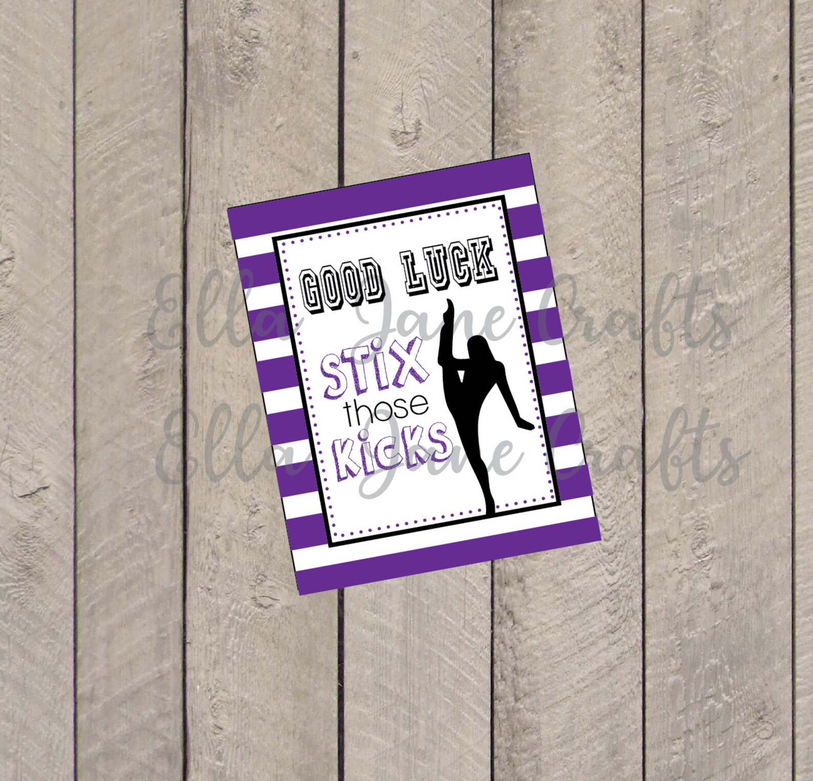 Dance Team Gifts, Dance Team Good Luck, Dance Pixie Stix Tag ...