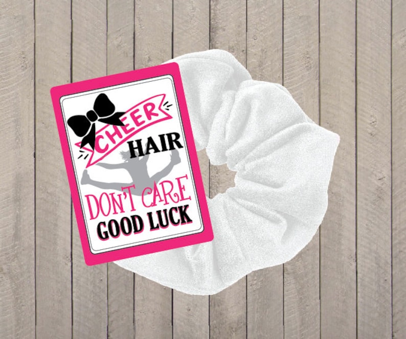 Cheerleading Good Luck Favor Tags CUSTOMIZED PDF File Hair - Etsy