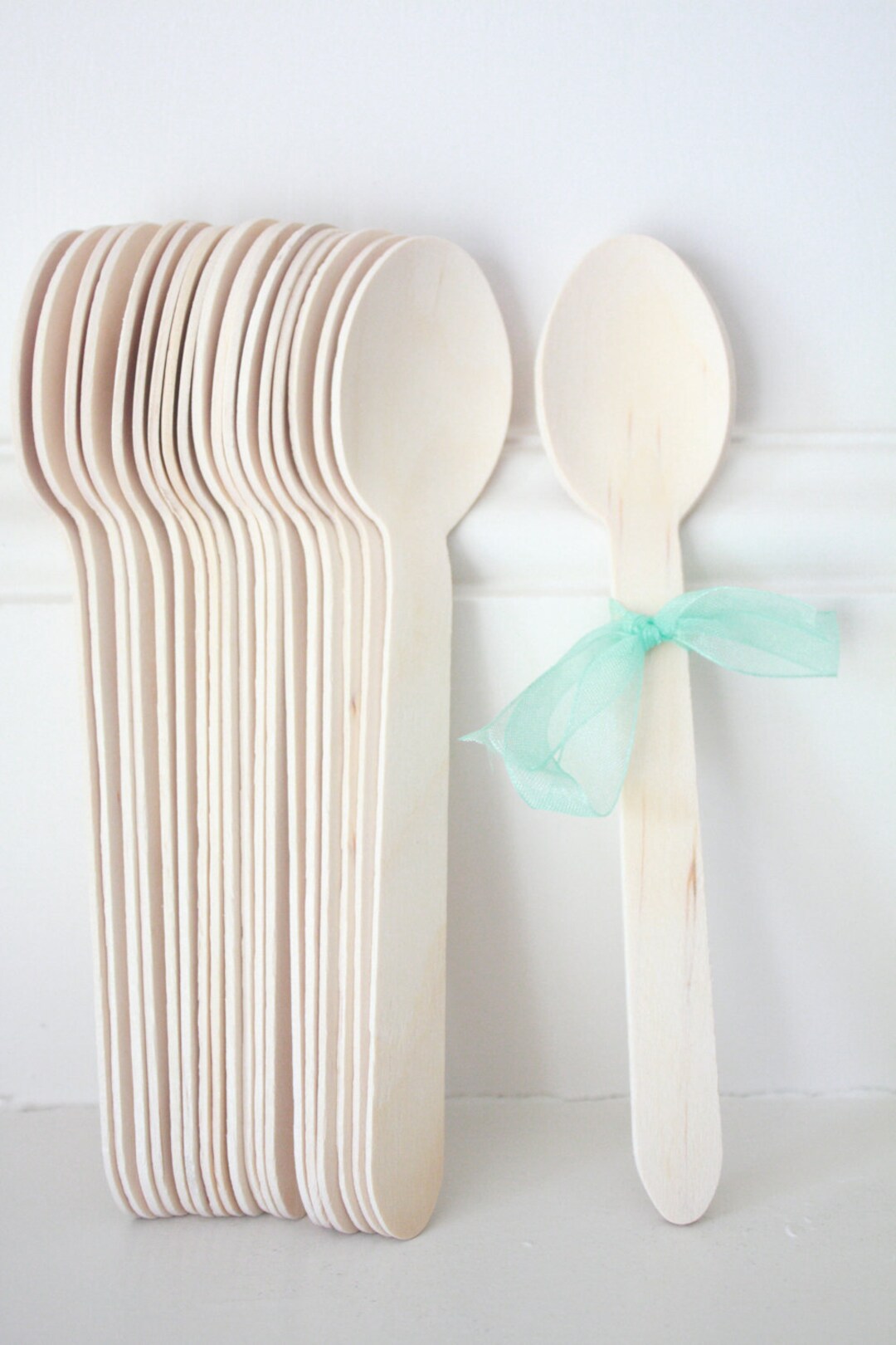 20 Wooden Party Spoons - Etsy