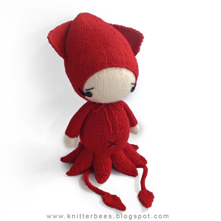 Onesie - Squid / Octopus - Knitting Pattern PDF - Etsy