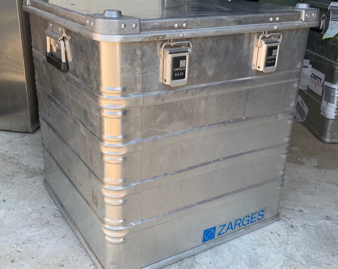Vintage Large 23x23x24 Zarges Aluminum Storage Container, Military ...