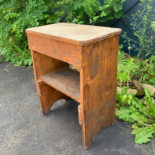 Country Wood Bench - Etsy