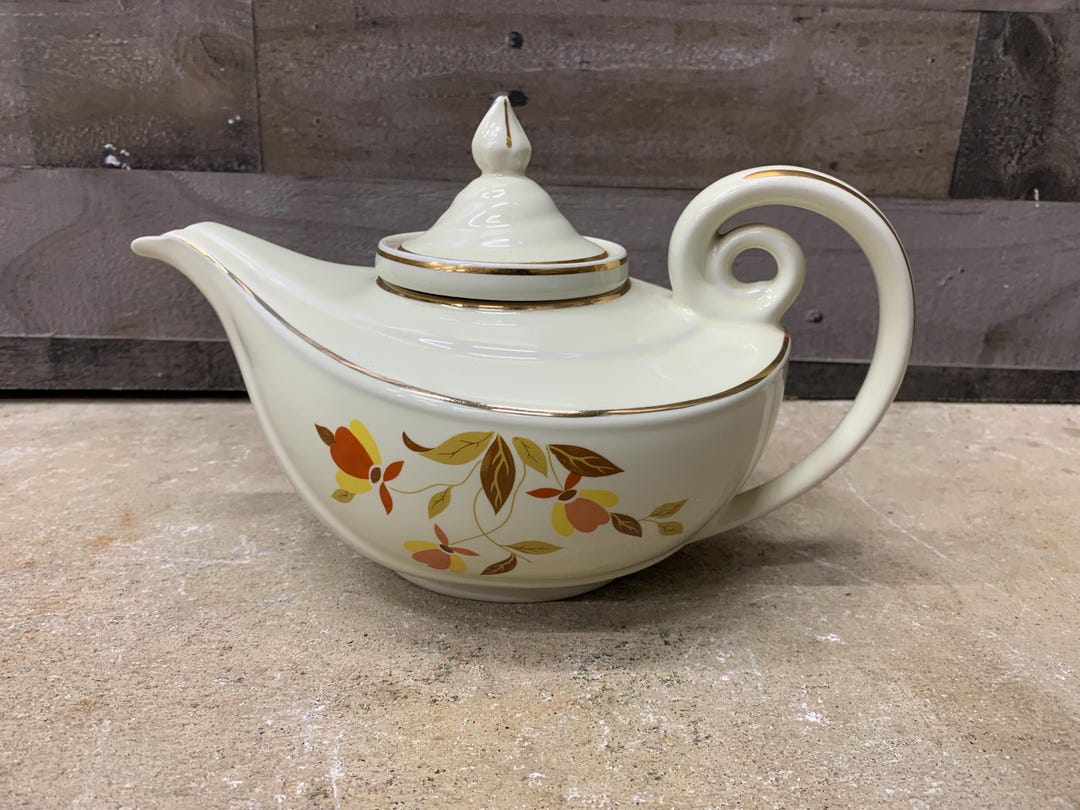 Vintage Hall Jewel Tea Aladdin Teapot With Lid and Infuser - Etsy