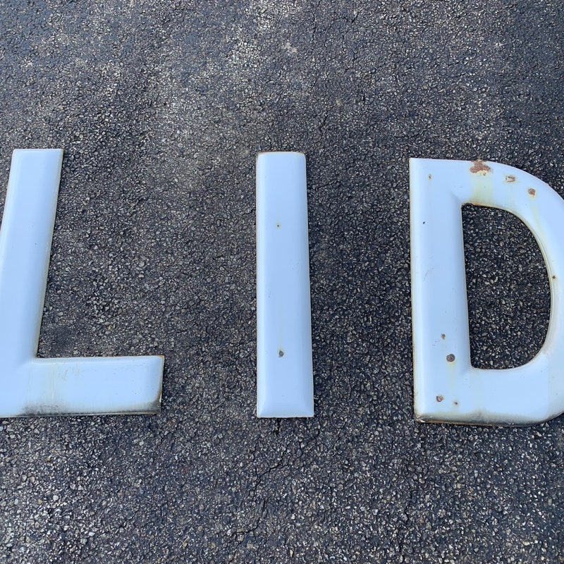 Vintage Sign Letter - Etsy