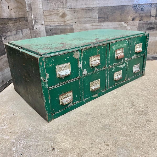 Card Catalog Cabinet - Etsy